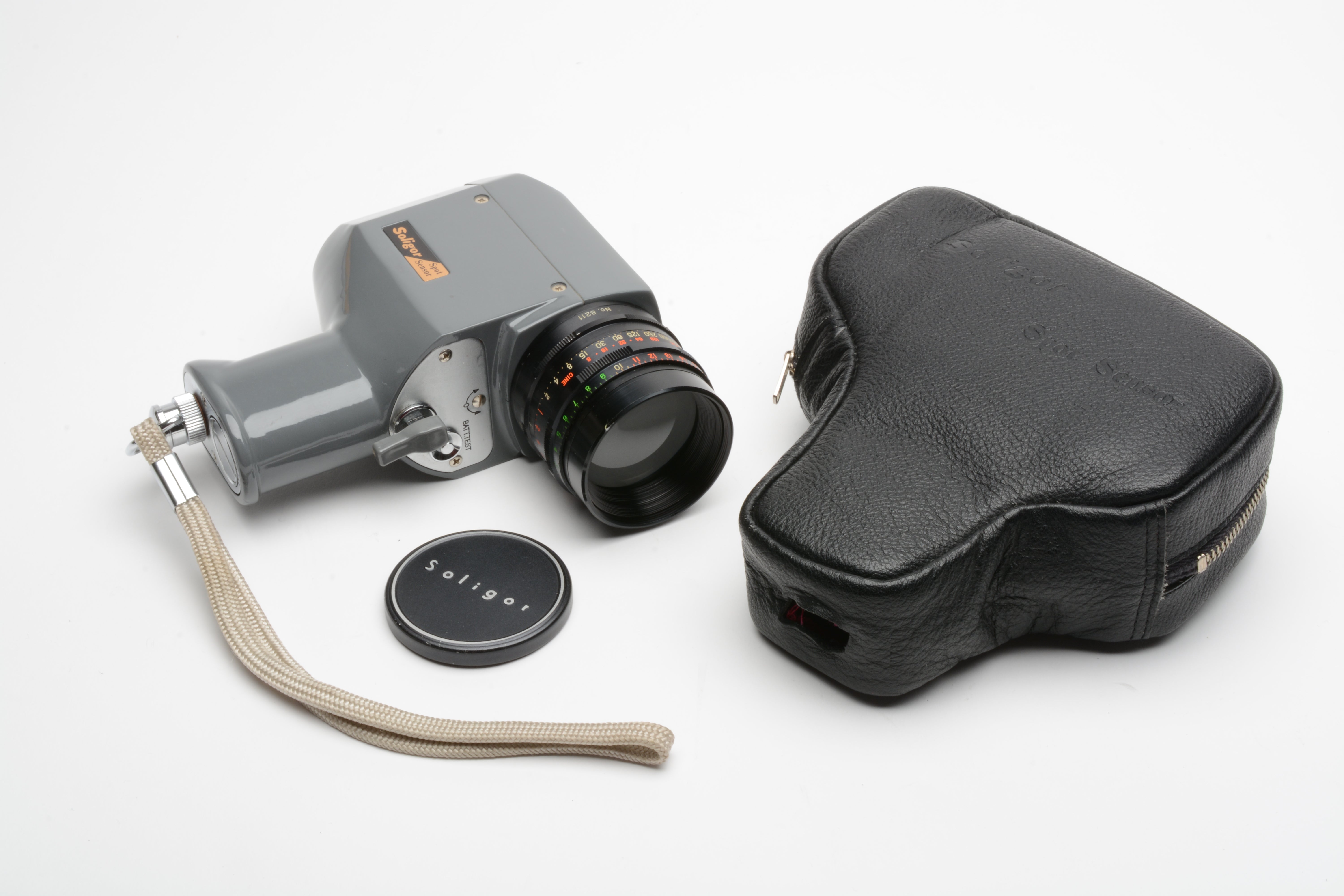 Soligor Sport Sensor Analog Spot Light Meter w/Case and wrist strap, t ...
