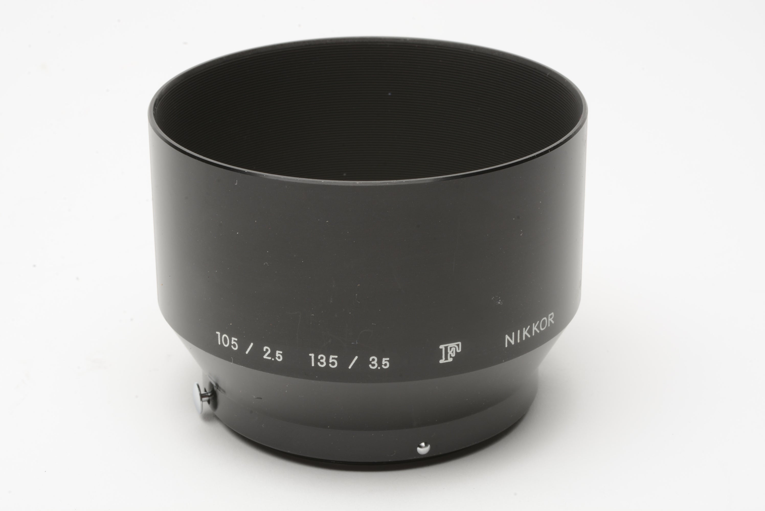 Nikon Metal Hood 105mm f2.5 135mm f3.5 lens, Nice & Clean – RecycledPhoto