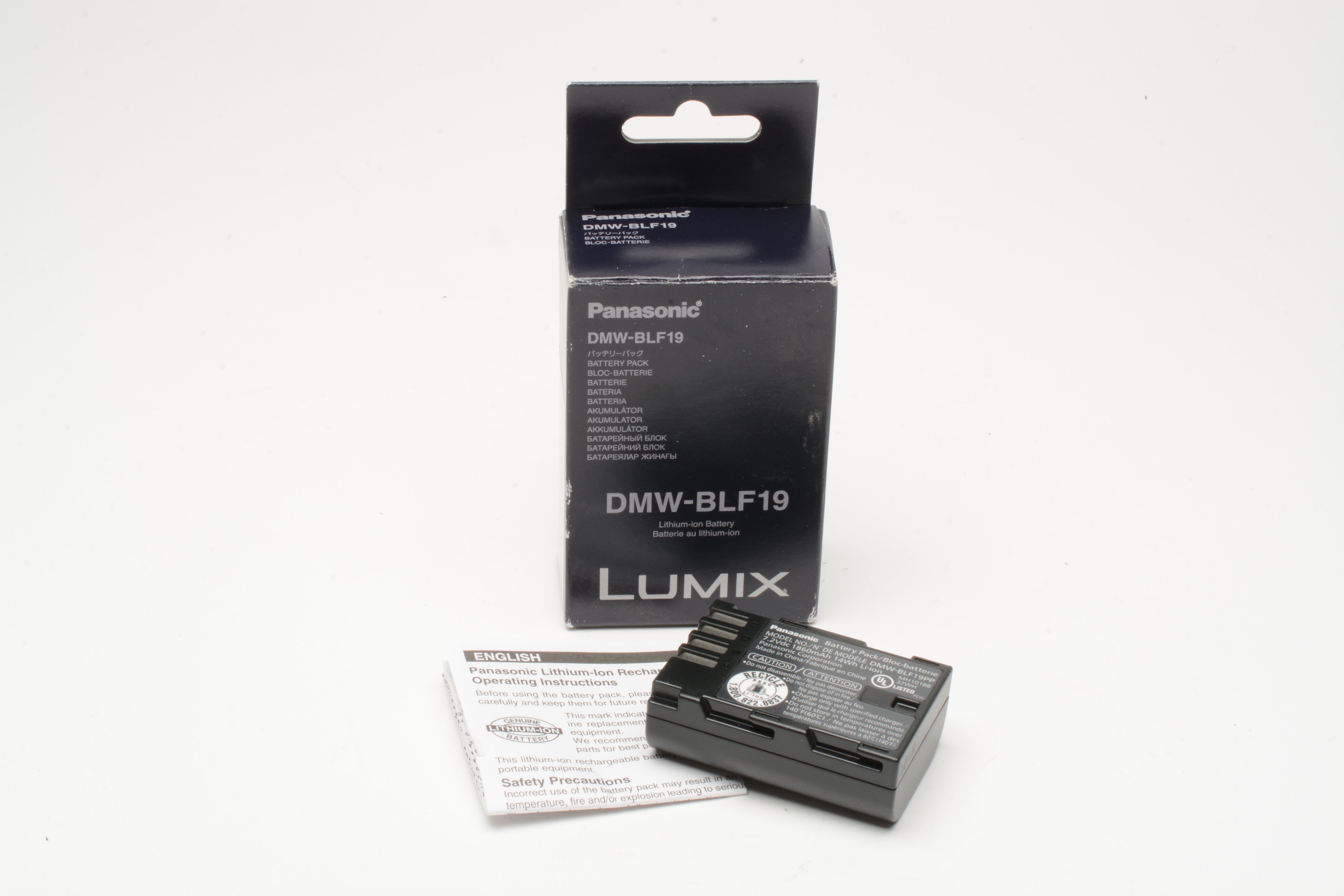 Panasonic Lumix DMW-BLF19 NIB – RecycledPhoto