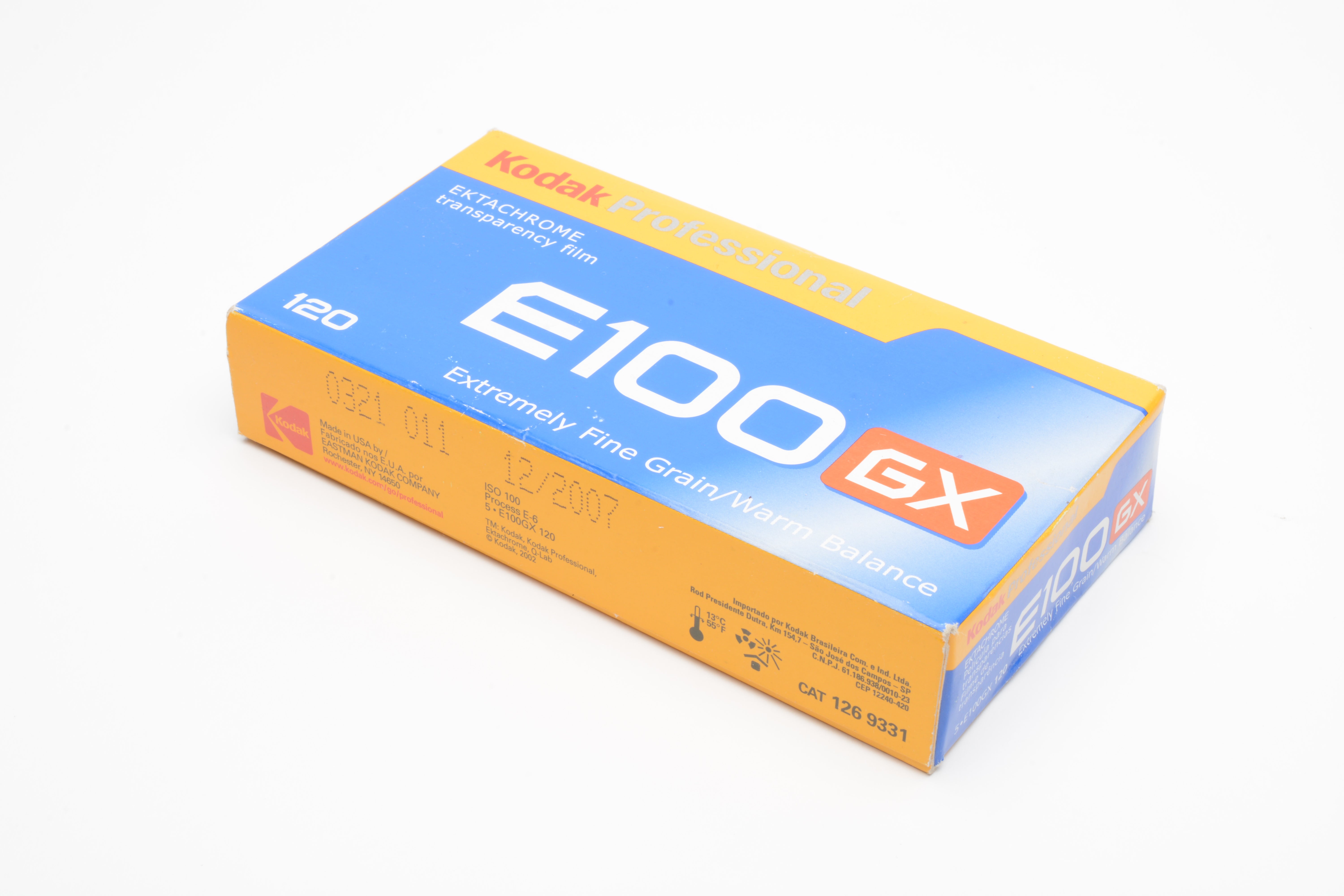 5X Kodak Professional Ektachrome Transparency Film E100 GX 120 exp. 12 ...