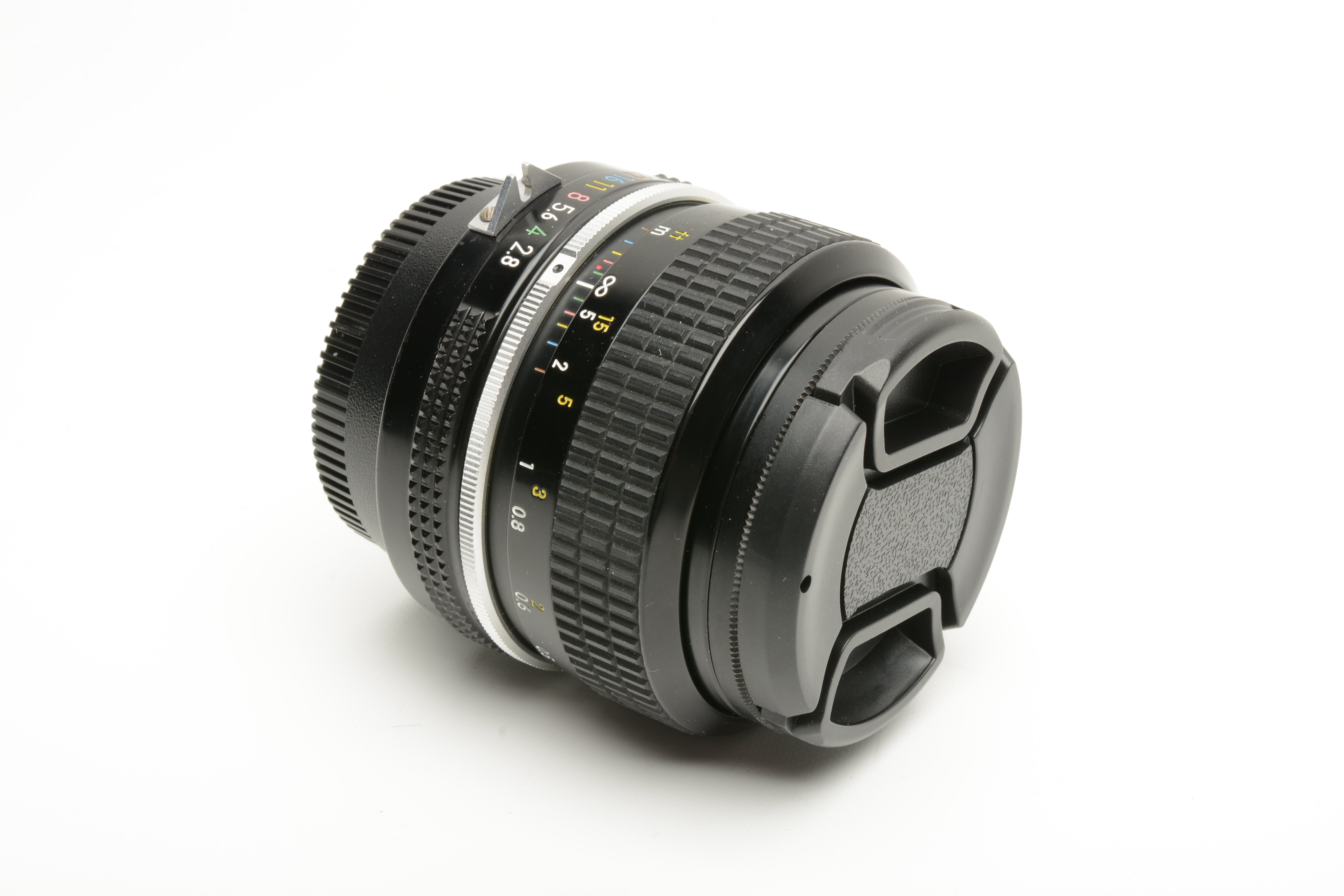 Nikon Nikkor 35mm f2.8 Non-AI mount lens, caps, nice & clean + L39 Fil ...